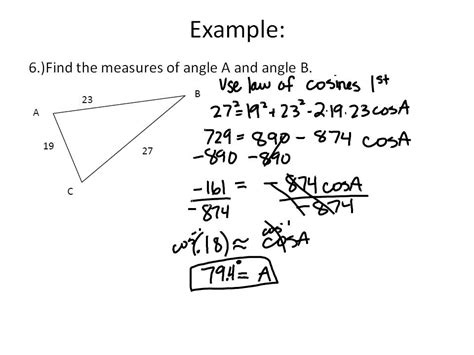 Unit 5 Trigonometric Functions Homework 8 Law Of Cosines Appleessay