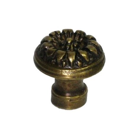 Gado Gado Hkn6012 Knobs 34 Inch Diameter Unlacquered Antique Brass