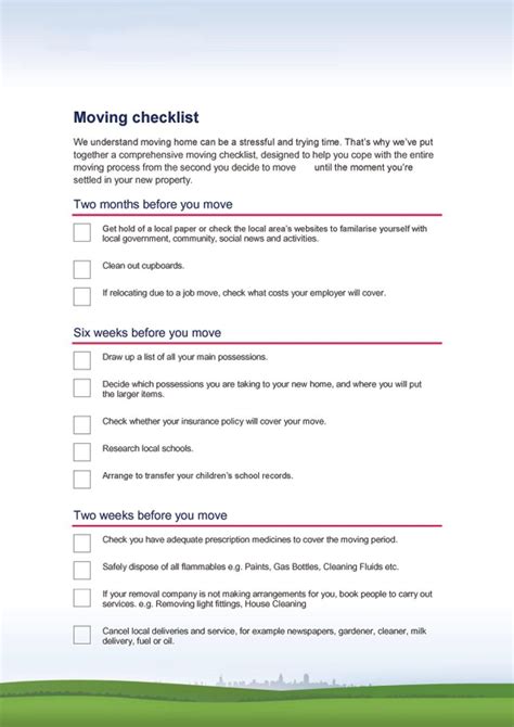 Moving Checklist Spreadsheet With Regard To 45 Great Moving Checklists