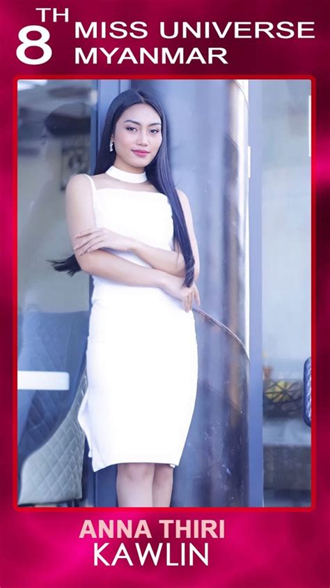 Miss Universe Myanmar 2020 Contestants Introduction Round Anna