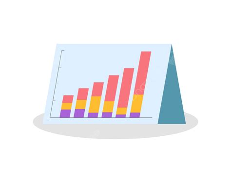 Raising Graphs And Charts On Triangle Paper Board Vector Solution Connected Progress Png And