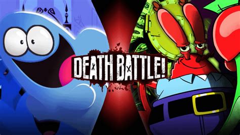 Bloo Vs Mr Krabs Fosters Home For Imaginary Friends Vs Spongebob