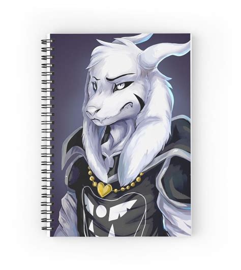 Undertale Asriel Dreemurr Spiral Notebook For Sale By Leokatana