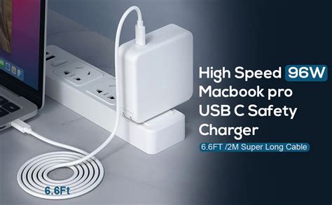 96w Type C Macbook Pro Air Fast Replacement Charger Power Adapter