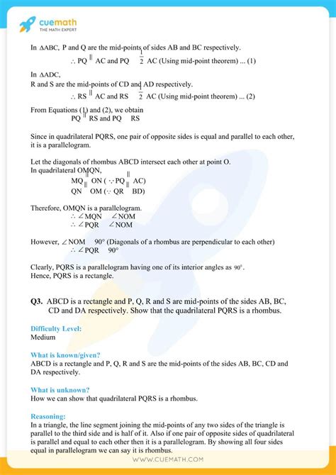 Ncert Solutions Class 9 Maths Chapter 8 Exercise 82 Quadrilaterals