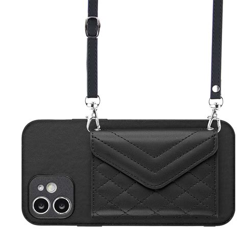 Allytech Iphone 11 Case Wallet With Shoulder Strap Luxury Back Cover