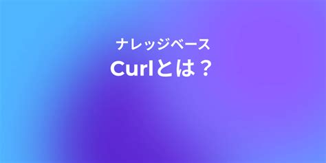 Curlコマンドでgetpostputdeleteリクエストを送信