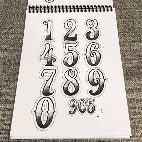 Pin By Emmanuel Cerdas Cairol On Tattoo Tattoo Fonts Alphabet Number