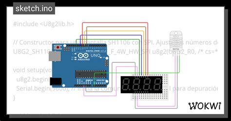 pantalla 7pin sensor wokwi esp32 stm32 arduino simulator