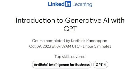 Karthick Kannappan On Linkedin Generativeai Gpt Chatgpt