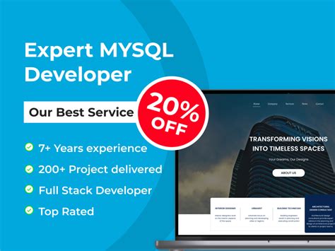 Mysql Developer Database Management Performance Optimization Upwork