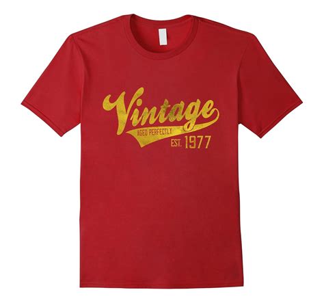 Vintage Est 1977 T Shirt 40 Yrs Old B Day 40th Birthday T Cl Colamaga