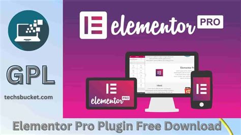 TechsBucket Elementor Pro Plugin Free