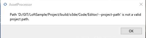 Invalid Project Path Error Message Includes A Wrong Path · Issue 9334