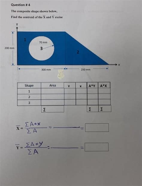Solved Question The Composite Shape Shown Below Find The Chegg