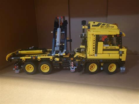 Lego Moc 42108 Flatbed Truck With Crane By Boomdidit Rebrickable