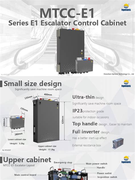 Escalator Control Panel Mtcc E1 Pdf Switch Escalator