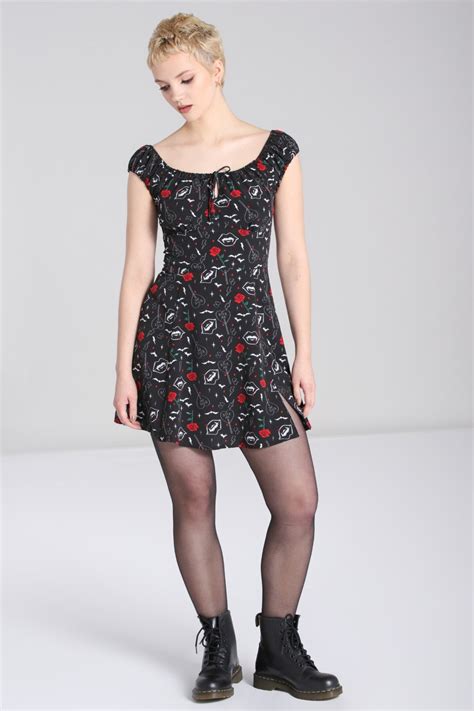Lilith Mini Dress Hell Bunny