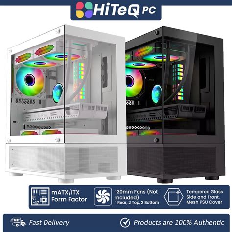 Hiteqpc Matx Itx Aquarium Style Pc Case Coolman Reyna Shopee Philippines