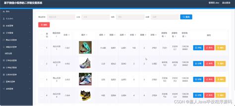 计算机毕业设计springboot基于微信小程序的二手鞋交易系统a54vg【附源码】二手交易市场微信小程序er图 Csdn博客
