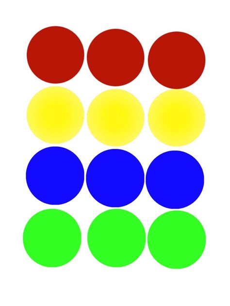 CÍRCULOS COLORIDOS IMPRIMIR Circulo das cores Círculos Rosas azuis