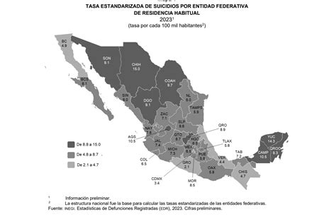 Inegi Publica Los Estados Con Mayor Tasa De Suicidio En México Posta