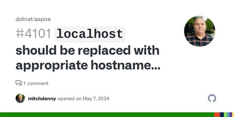 `localhost` Should Be Replaced With Appropriate Hostname When Present