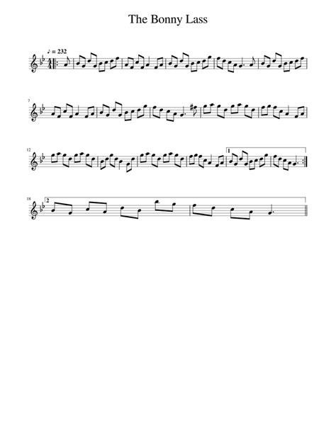 The Bonny Lass Piano Tutorial