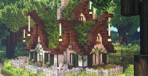 Fairy ☁️ Cottage Cute Minecraft Houses Minecraft Houses Minecraft