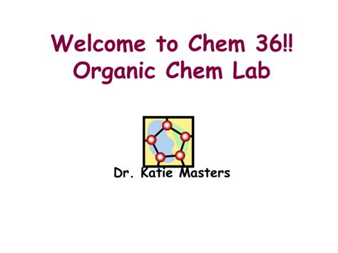 Chem 36 Organic Chemistry Lab Syllabus
