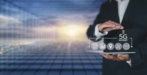 Business Network Communication Concept 5g Network Internet Mobile