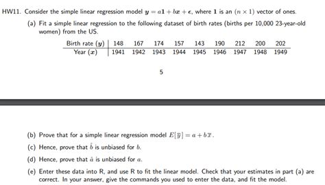 Solved HW11. ﻿Consider the simple linear regression model | Chegg.com