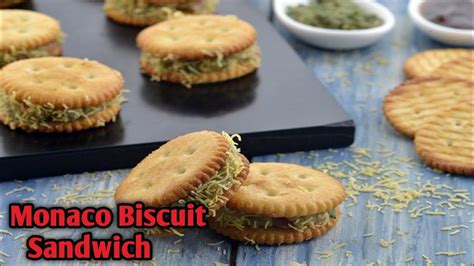 Monaco Biscuit Sandwich Recipe Monaco Masala Toast Party Starter
