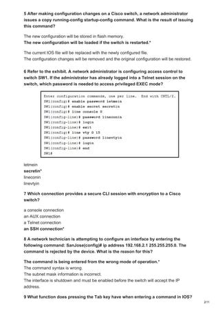Ccna V Final Exam Answers Option B Pdf