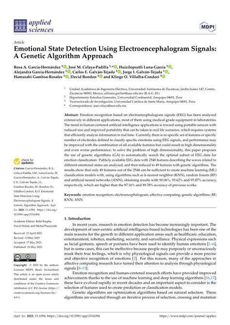 Pdf Emotional State Detection Using Electroencephalogram Signals A