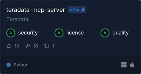Github Teradatateradata Mcp Server The Community Development Of A