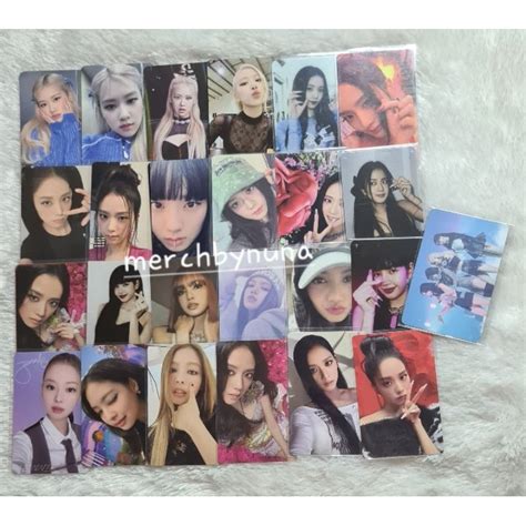Jisoo Jennie Rose And Lisa Blackpink Official Photocards Shopee Malaysia