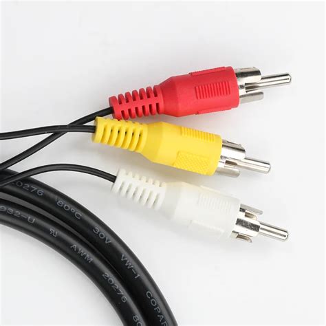 8 핀 미니 Din Rca 케이블 비디오 Din 10 핀 3 Rca 비디오 케이블 플랫 Av 케이블 10 핀 미니 Din