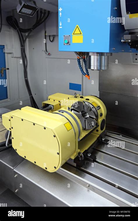 Computer Numerical Control Machining And Milling Center Tool Stock Photo Alamy