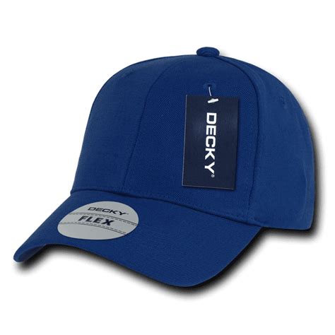 Decky Fitall Flex Fitted Baseball Hat Hats Caps Cap 6 Panels For Men