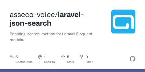 Github Asseco Voicelaravel Json Search Enabling Search Method For