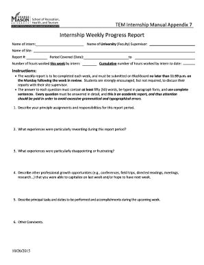 18 Printable Weekly Progress Report Template Forms Fillable Samples In PDF Word To Download