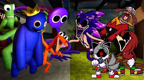 Rainbow Friends Vs Sonicexe 🎶 Fnf Friends To Your End But Sonicexe