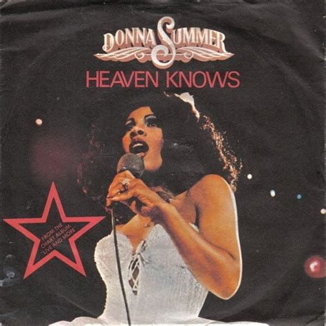 Donna Summer Heaven Knows 1979 Push Out Centre Vinyl Discogs