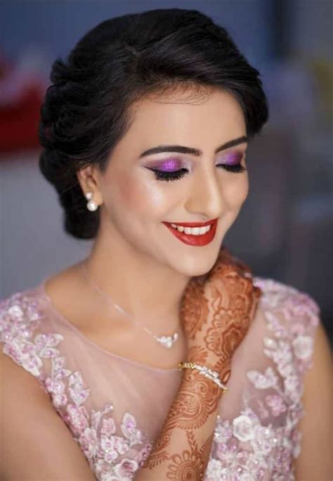 How To Do Eye Makeup For Pink Saree Saubhaya Makeup