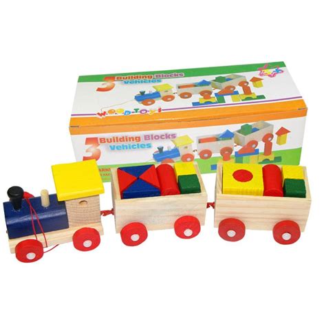 Развивающие игрушки от 2 лет Паровозик игрушка и кубики деревянные детские Развивающие игры