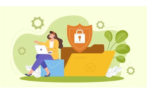 2d Character Illustration Of Cyber Security Graphicsdesign