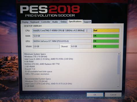 Pes2018 Not Starting Cpu Not Good Enough Rpesmobile