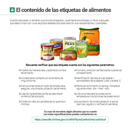 Invima compartió un documento para aprender a leer las etiquetas de los alimentos CNC