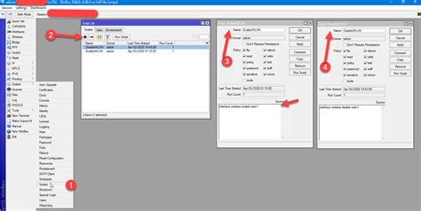 آموزش زمانبندی خاموشروش شدن خودکار Wifi در روتر های میکروتیک Wifi Scheduler Mikrotik